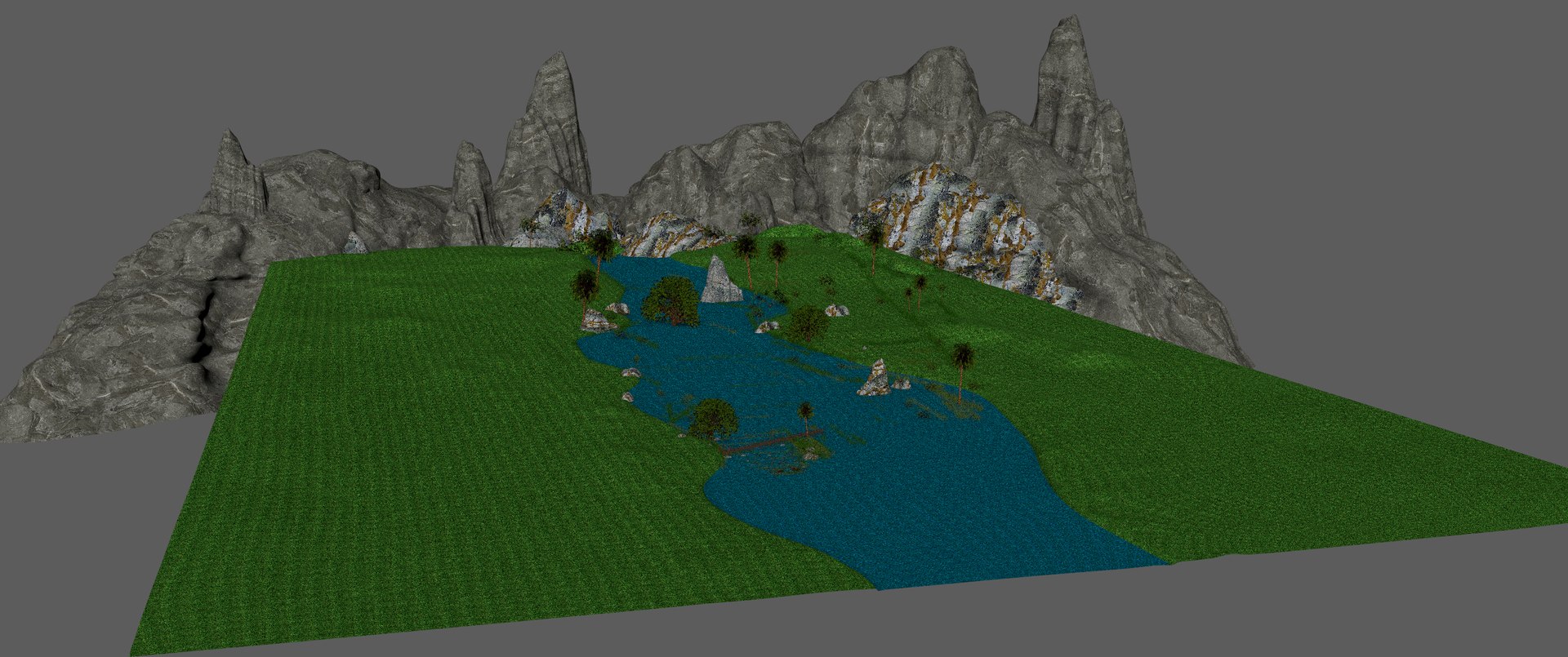 3D Swamp Lake - TurboSquid 1355823