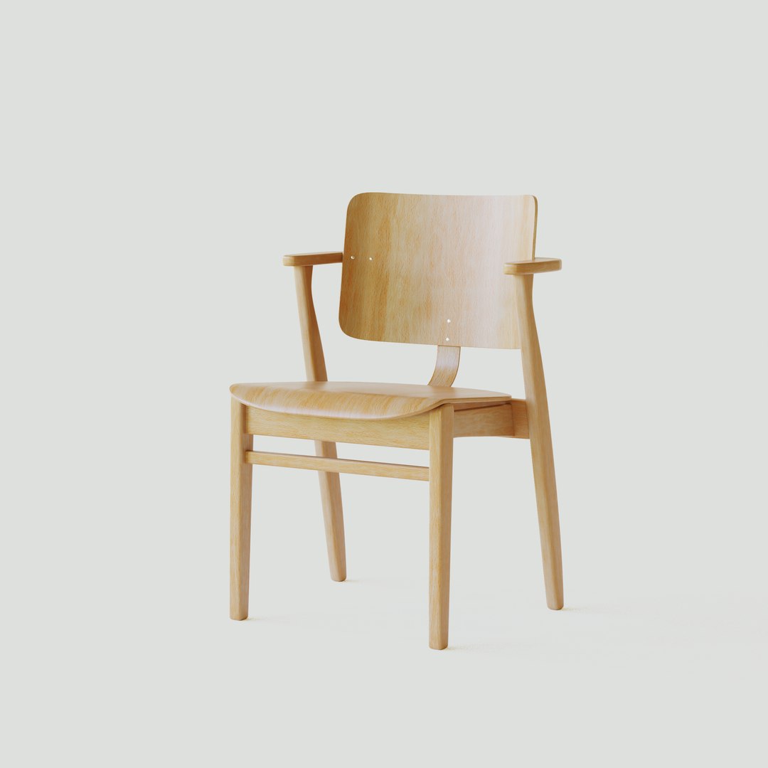 Domus Chair 3D Model - TurboSquid 1817741