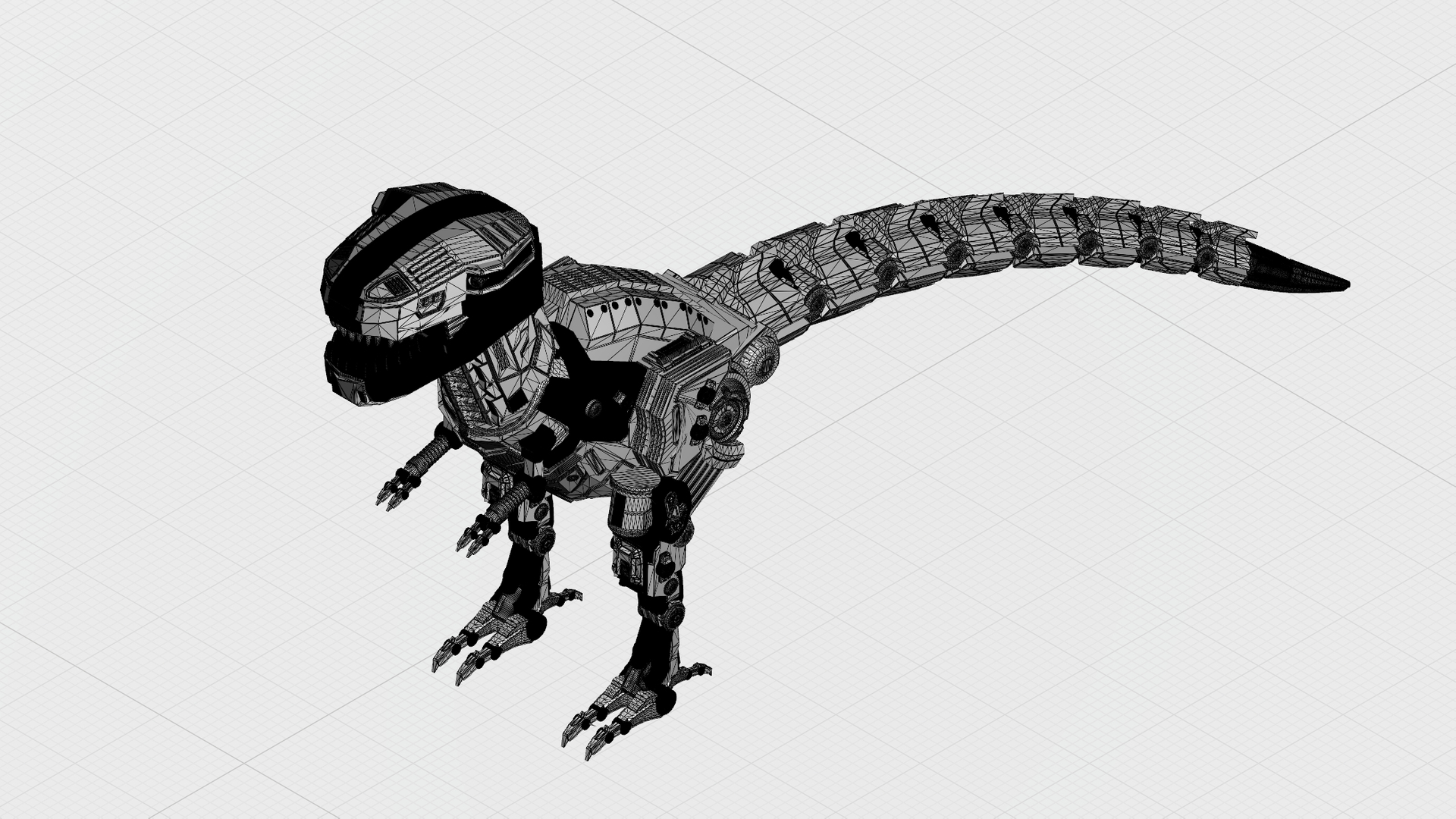 Robot dinosaur model - TurboSquid 1668519