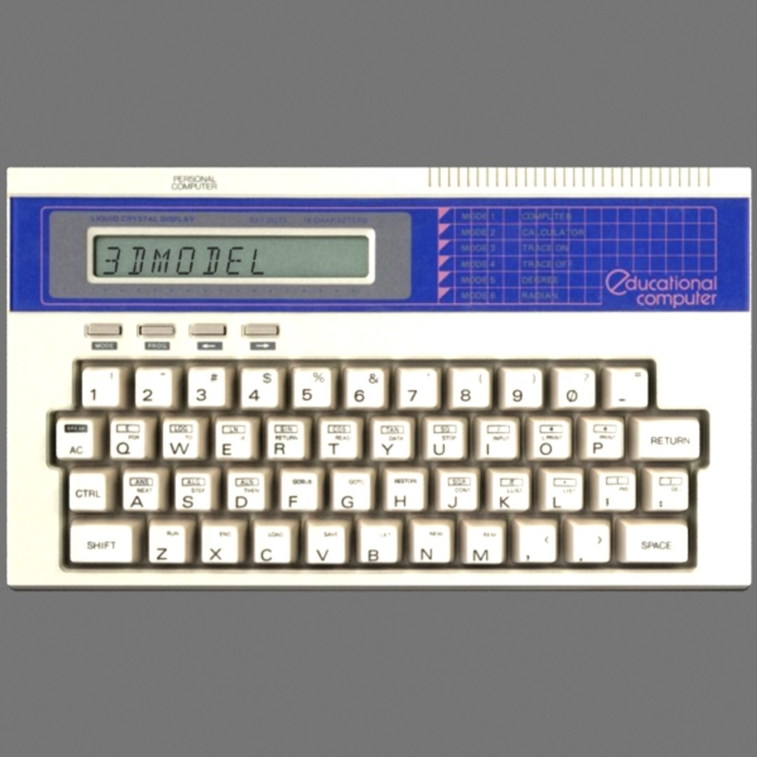 3d Retro Keyboard Key