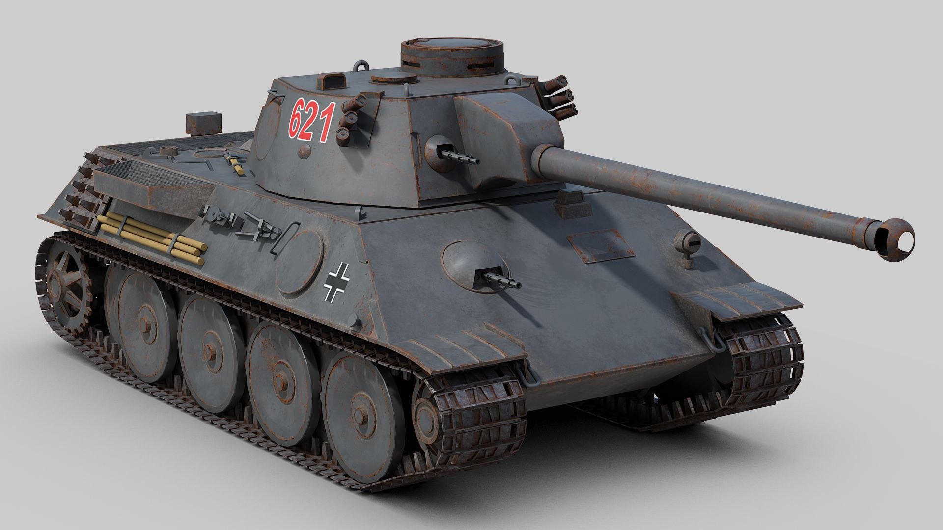3D VK 3002 Tank Project Model - TurboSquid 1985748