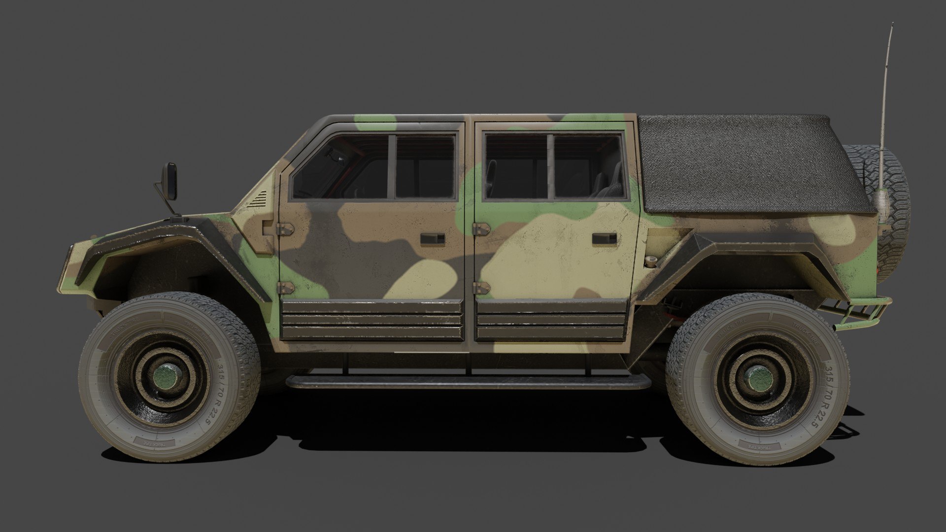 3D Maung Pindad Military Car Low-poly - TurboSquid 1976869