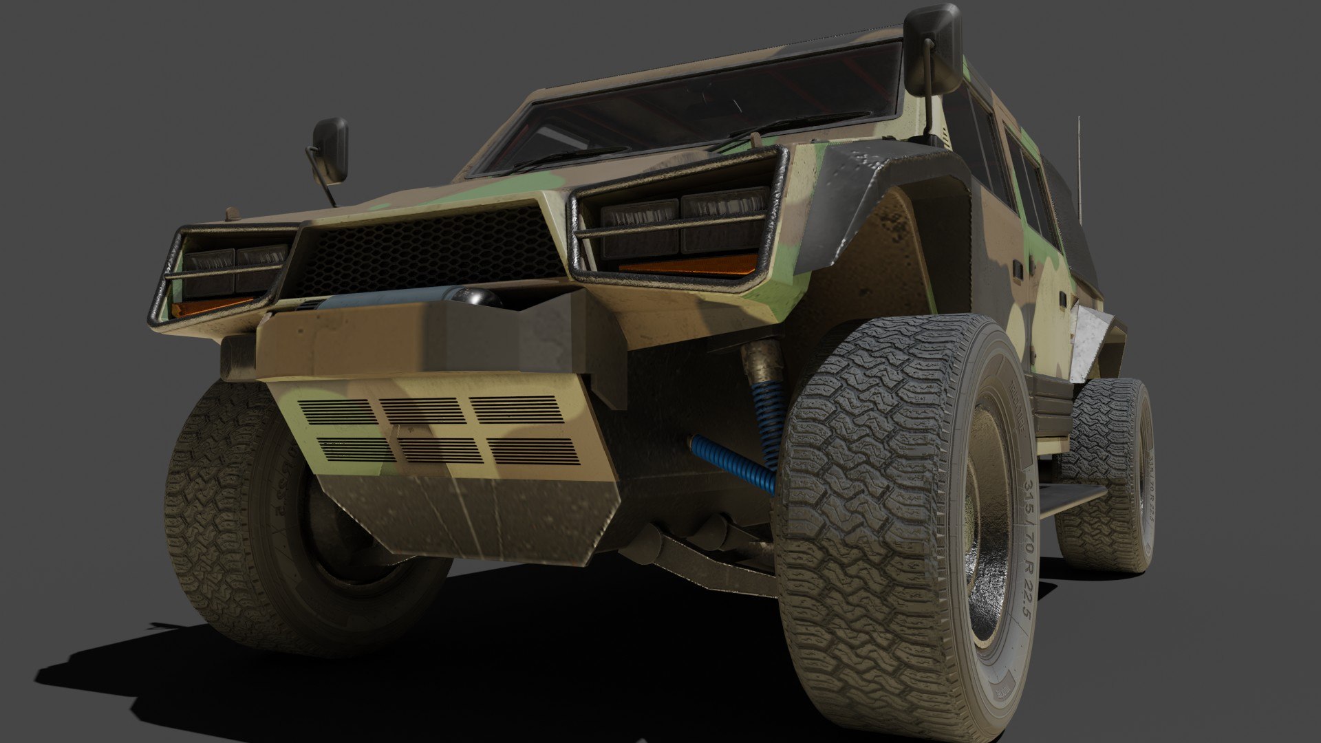 3D Maung Pindad Military Car Low-poly - TurboSquid 1976869