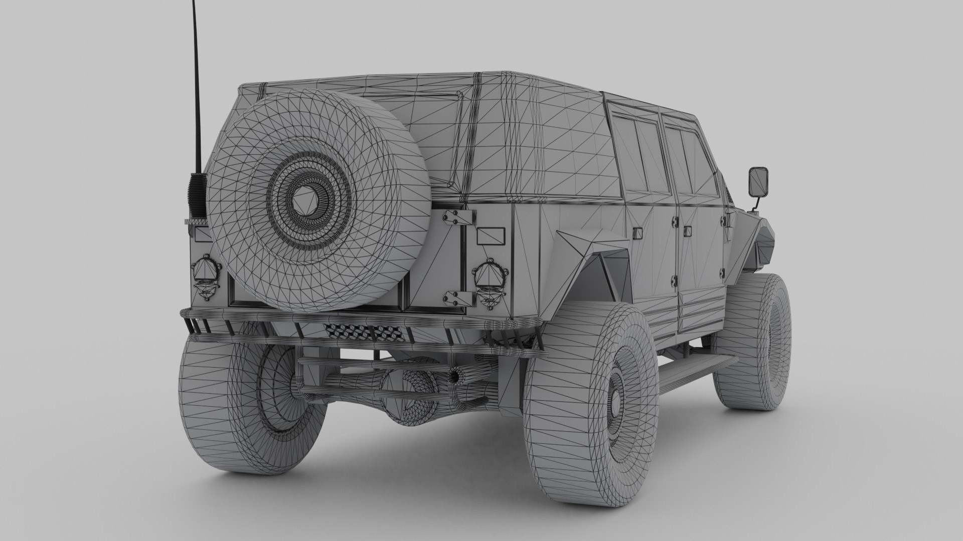 3D Maung Pindad Military Car Low-poly - TurboSquid 1976869