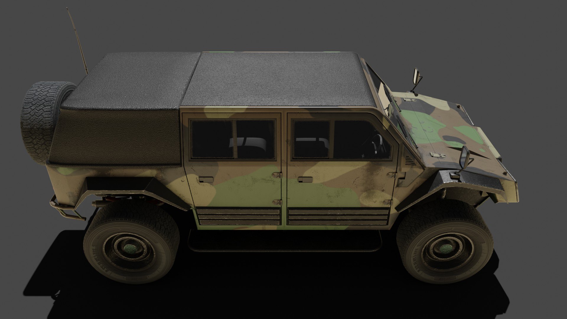 3D Maung Pindad Military Car Low-poly - TurboSquid 1976869