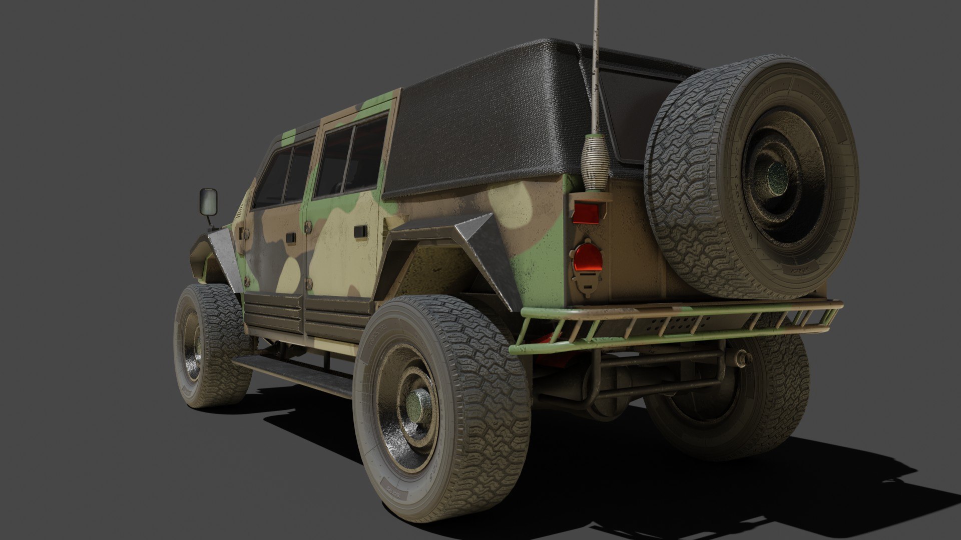 3D Maung Pindad Military Car Low-poly - TurboSquid 1976869