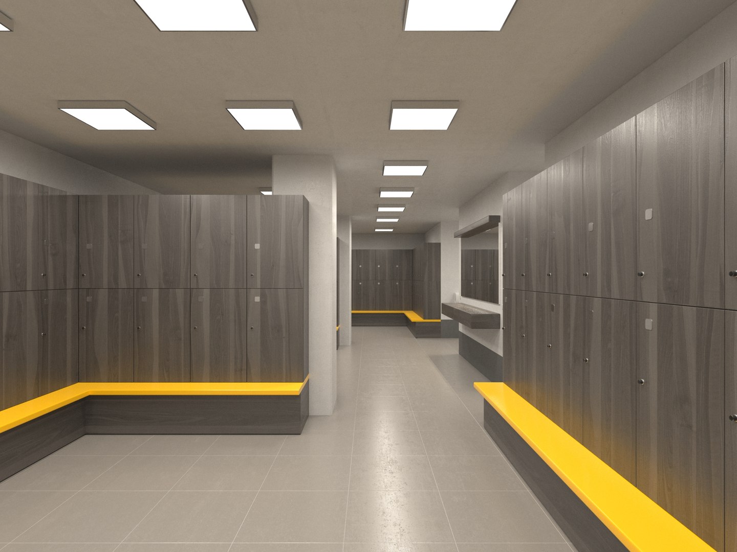 3D Lockerroom Locker Room - TurboSquid 1472110