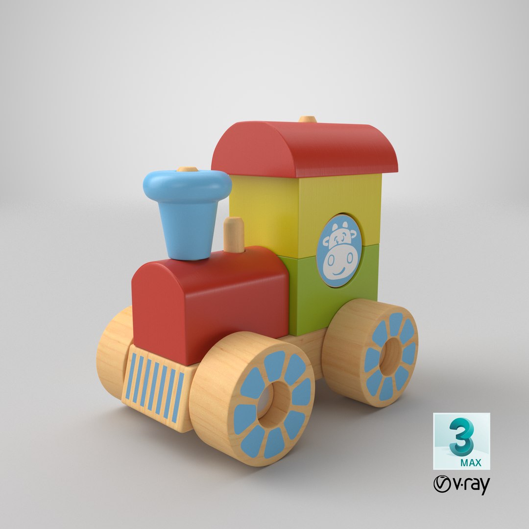 Toy Train 3D Model - TurboSquid 1794500