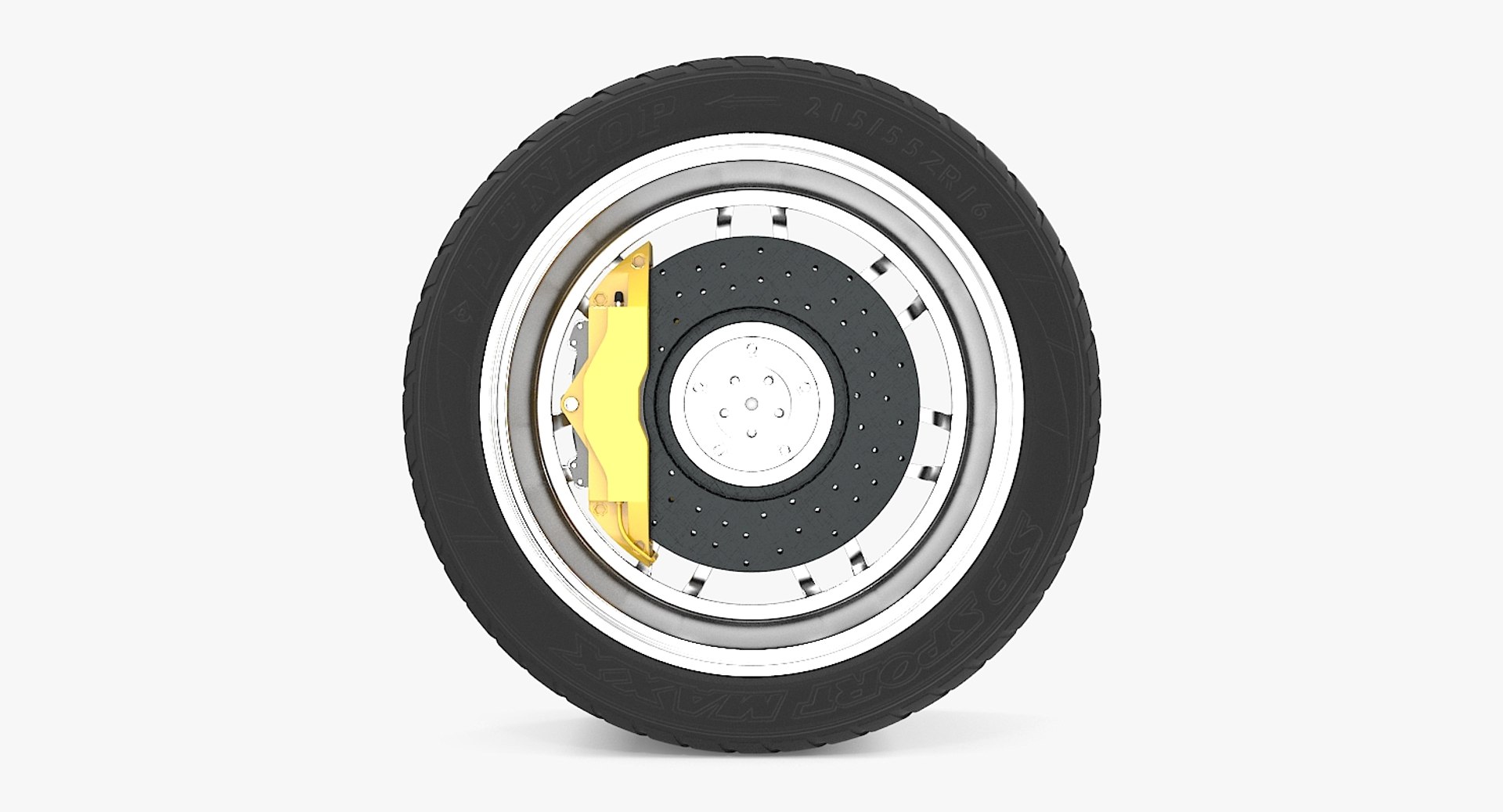 3d sydney disk car wheel model
