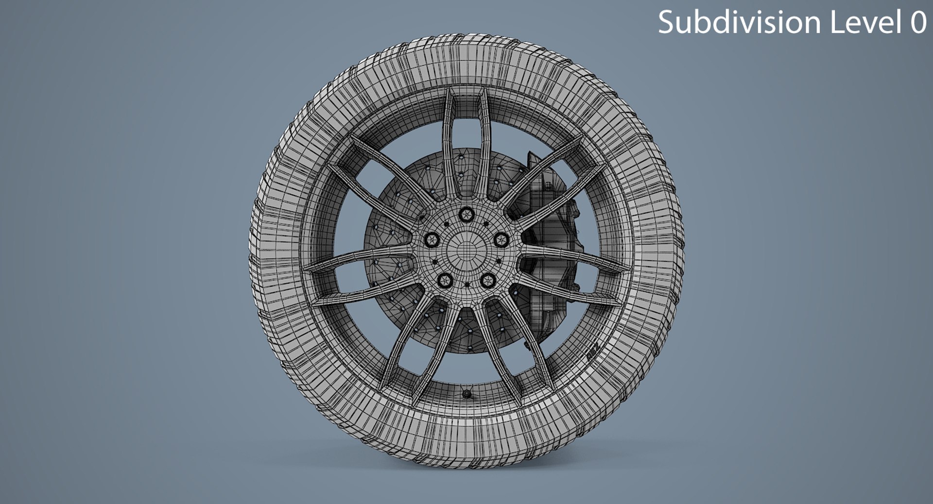 3d sydney disk car wheel model