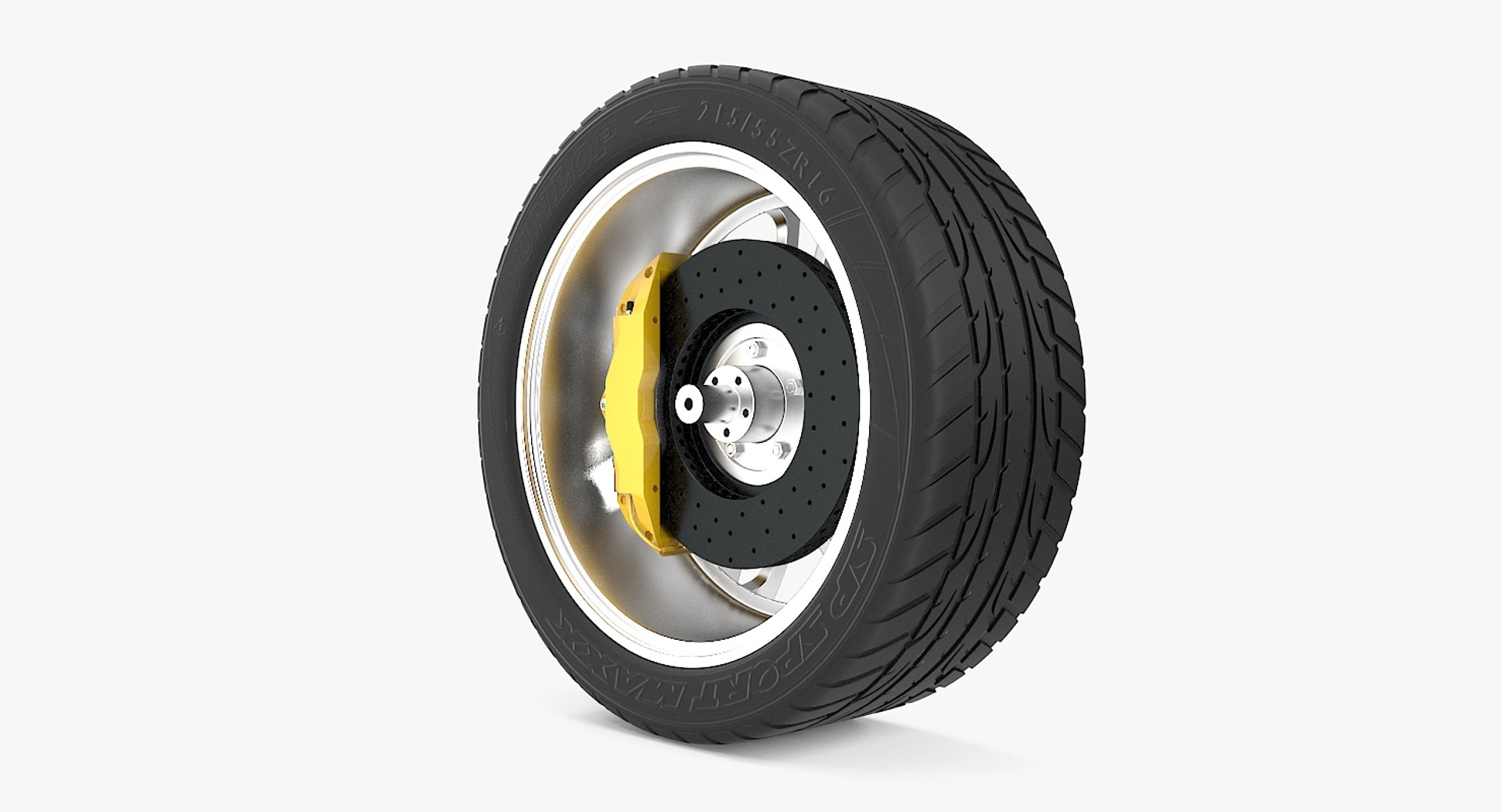 3d sydney disk car wheel model