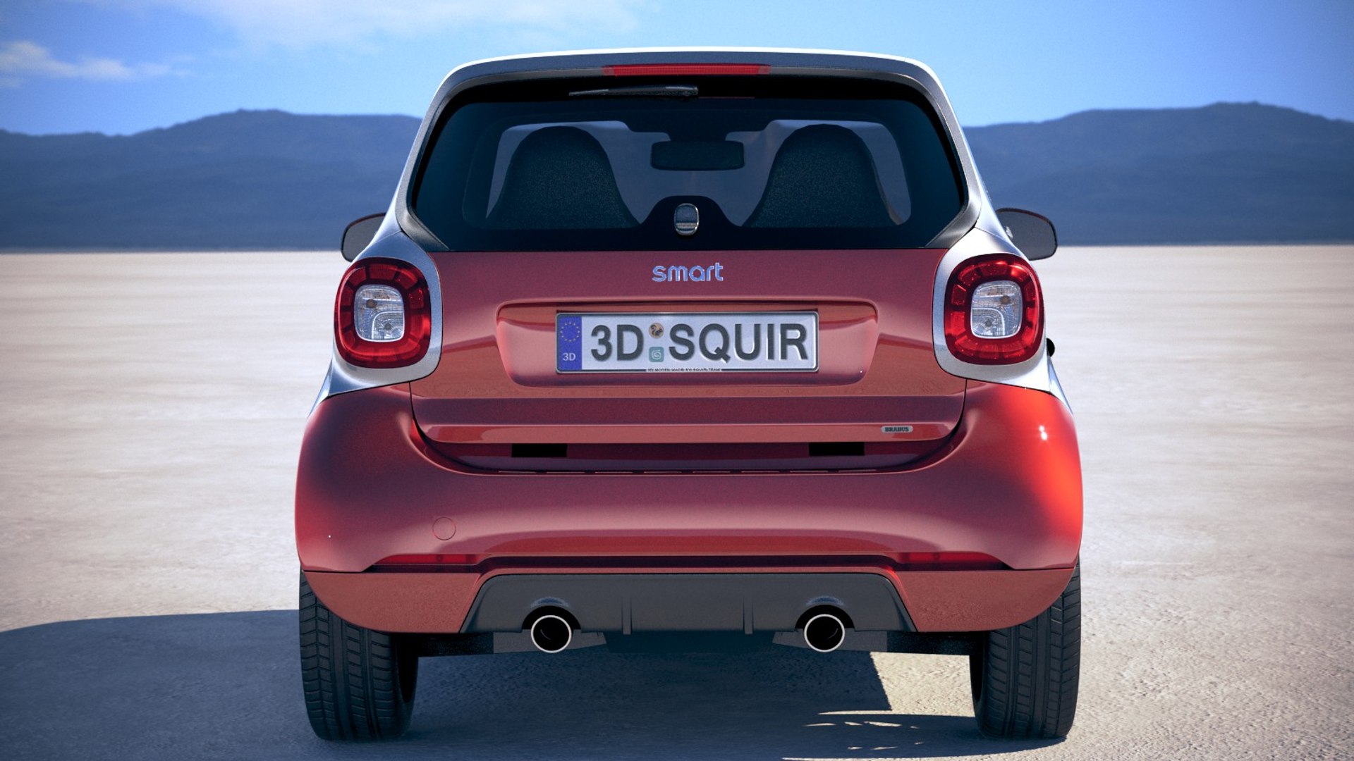 3D Smart Fortwo Brabus Model - TurboSquid 1248472