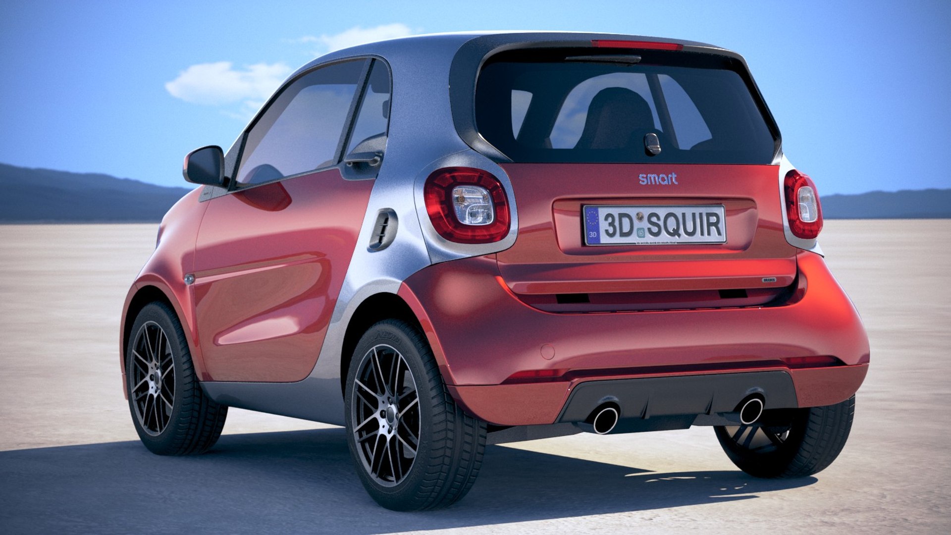 3D Smart Fortwo Brabus Model - TurboSquid 1248472