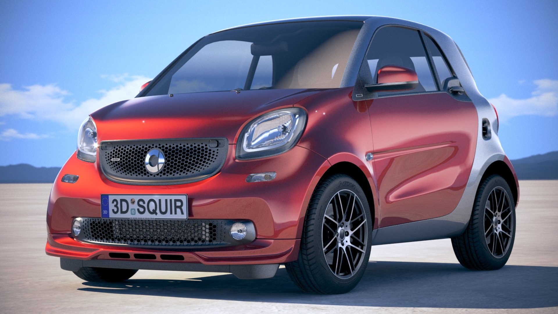 3D Smart Fortwo Brabus Model - TurboSquid 1248472