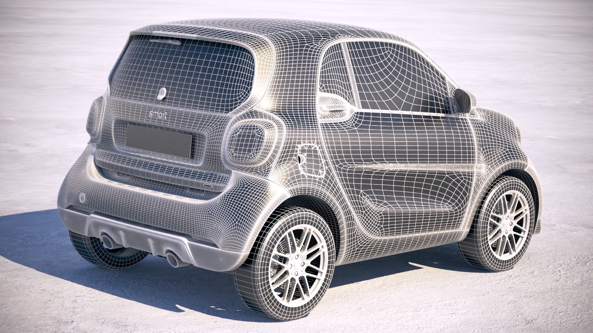 3D Smart Fortwo Brabus Model - TurboSquid 1248472