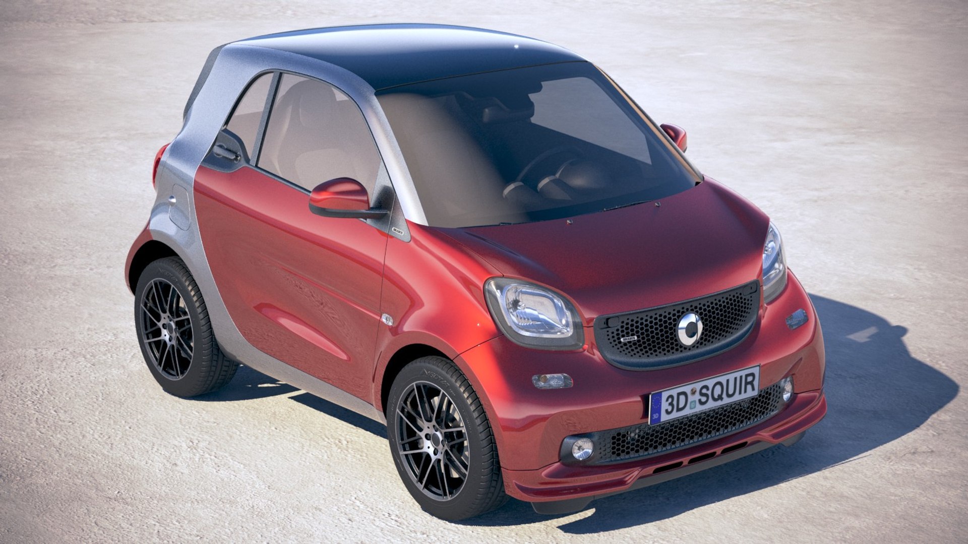 3D Smart Fortwo Brabus Model - TurboSquid 1248472