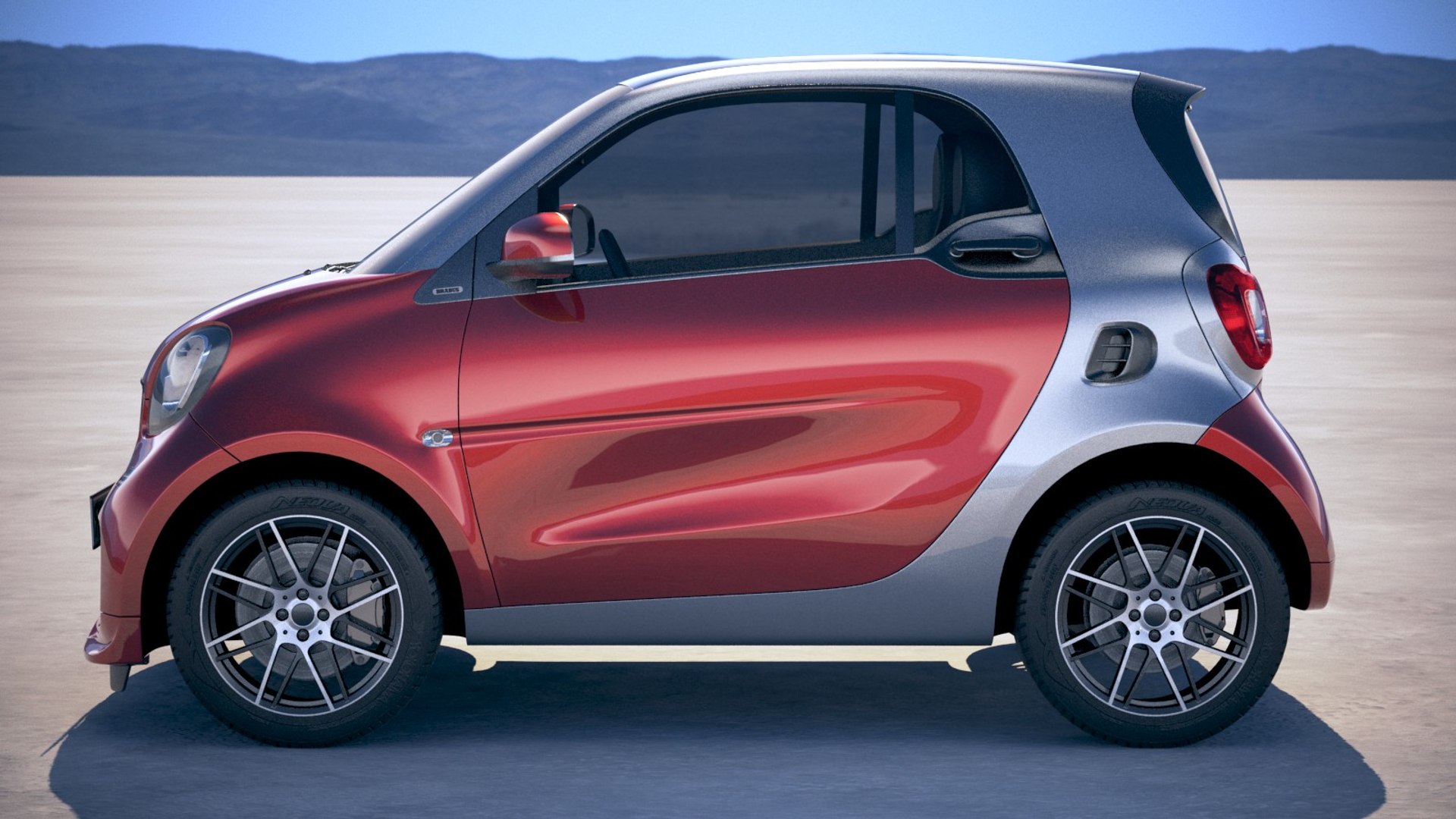 3D Smart Fortwo Brabus Model - TurboSquid 1248472