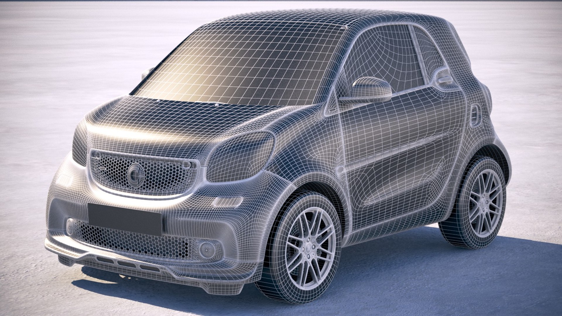3D Smart Fortwo Brabus Model - TurboSquid 1248472