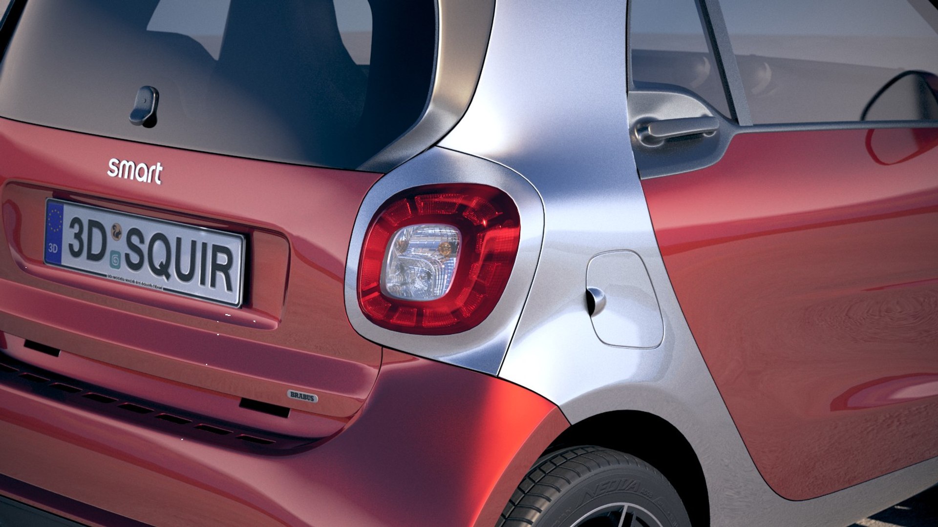 3D Smart Fortwo Brabus Model - TurboSquid 1248472