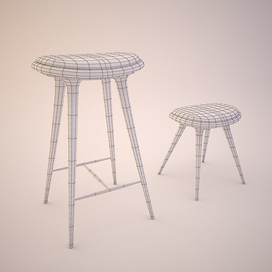 Stool Mater 3d 3ds
