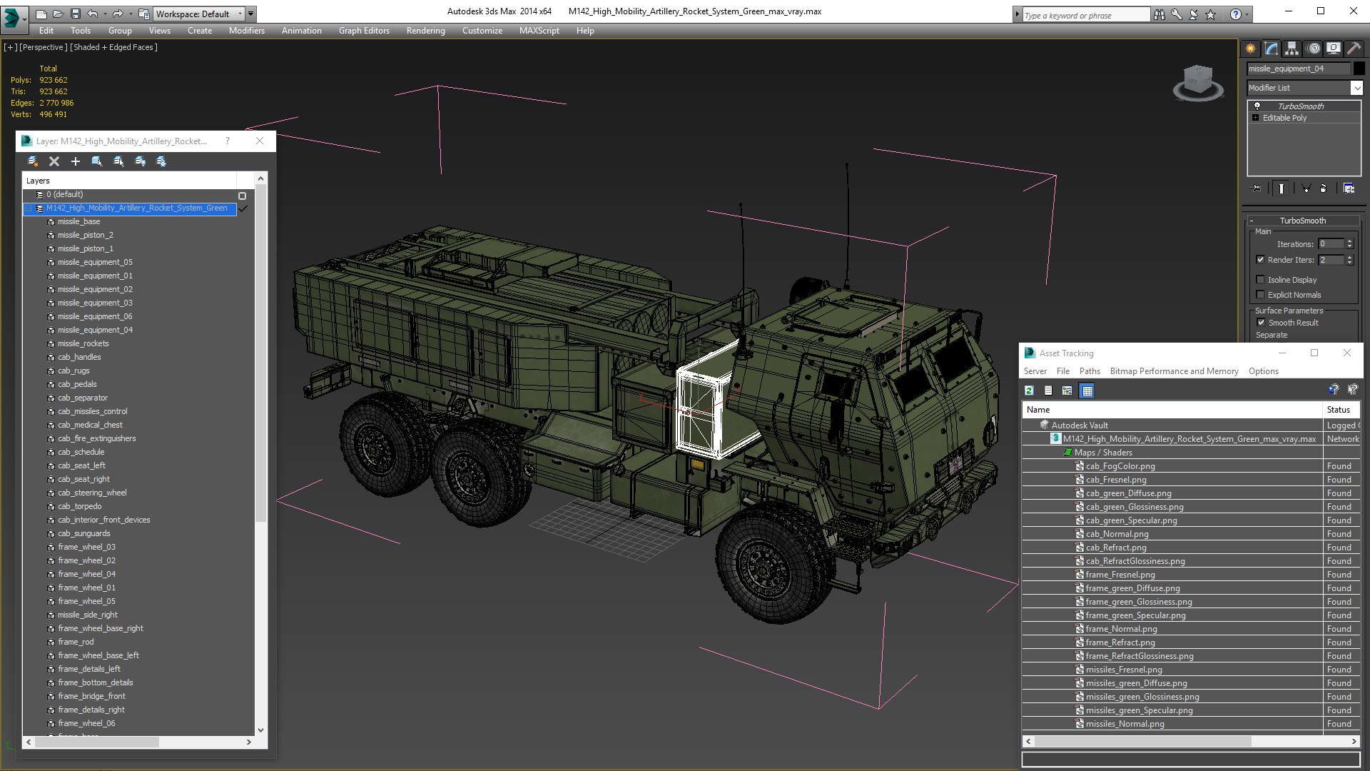 M142 High Mobility Artillery Rocket System Green 3D Model - TurboSquid ...