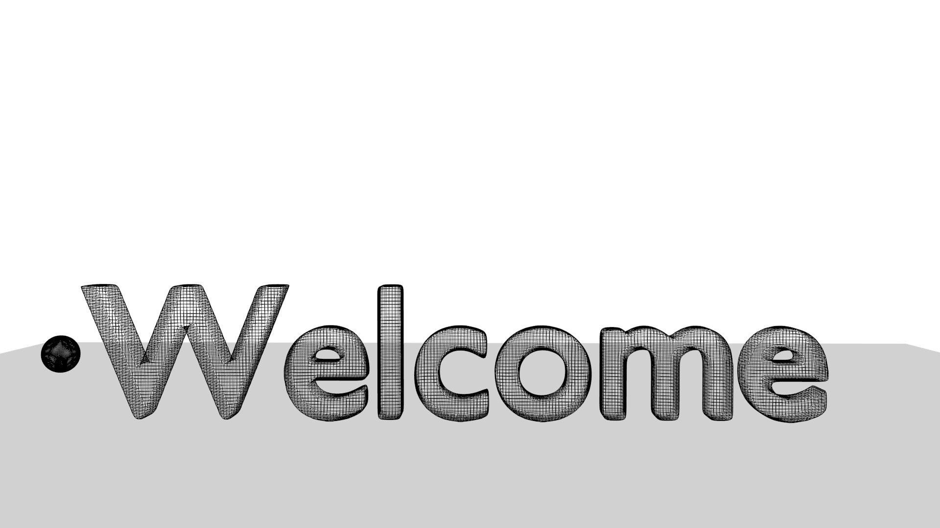 3D Liquid Welcome Text Animation Model - TurboSquid 1453432