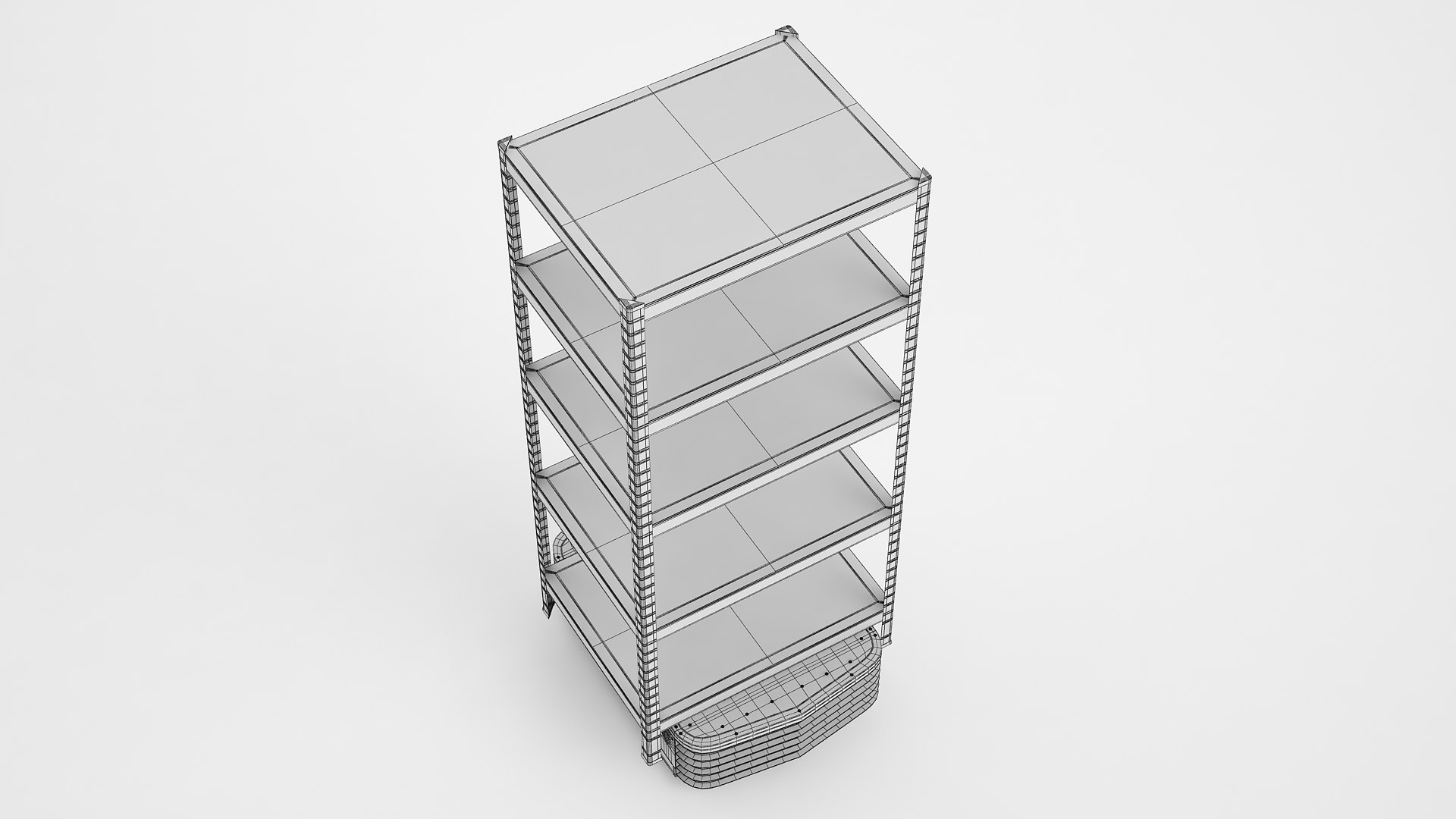3D Storage Rack Warehouse Model - TurboSquid 1654797