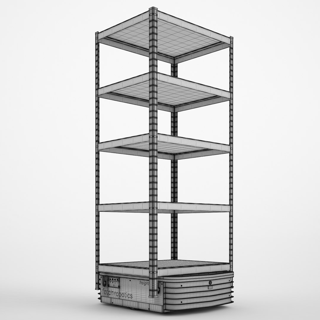 3D Storage Rack Warehouse Model - TurboSquid 1654797