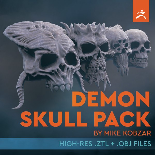 demon monster 3d obj