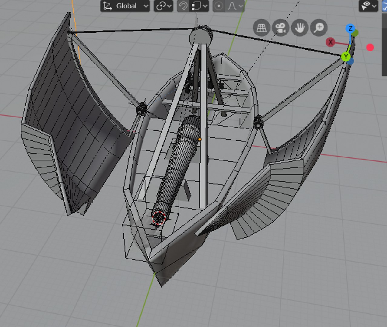 Cannon Boat Leonardo Da 3D Model - TurboSquid 1493893