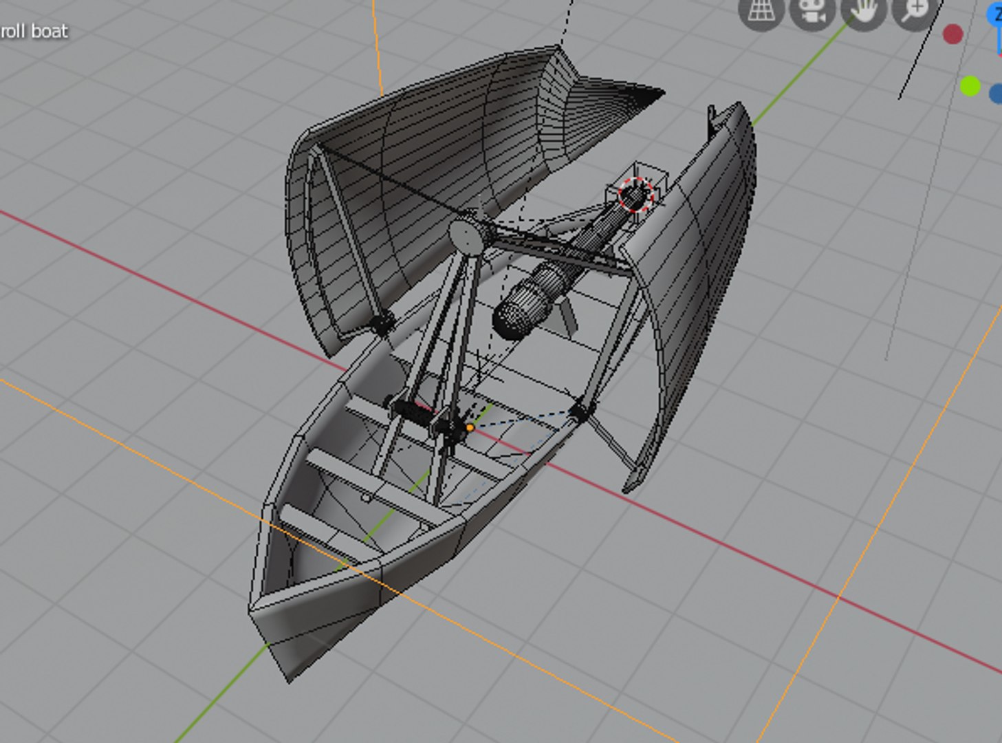 Cannon Boat Leonardo Da 3D Model - TurboSquid 1493893