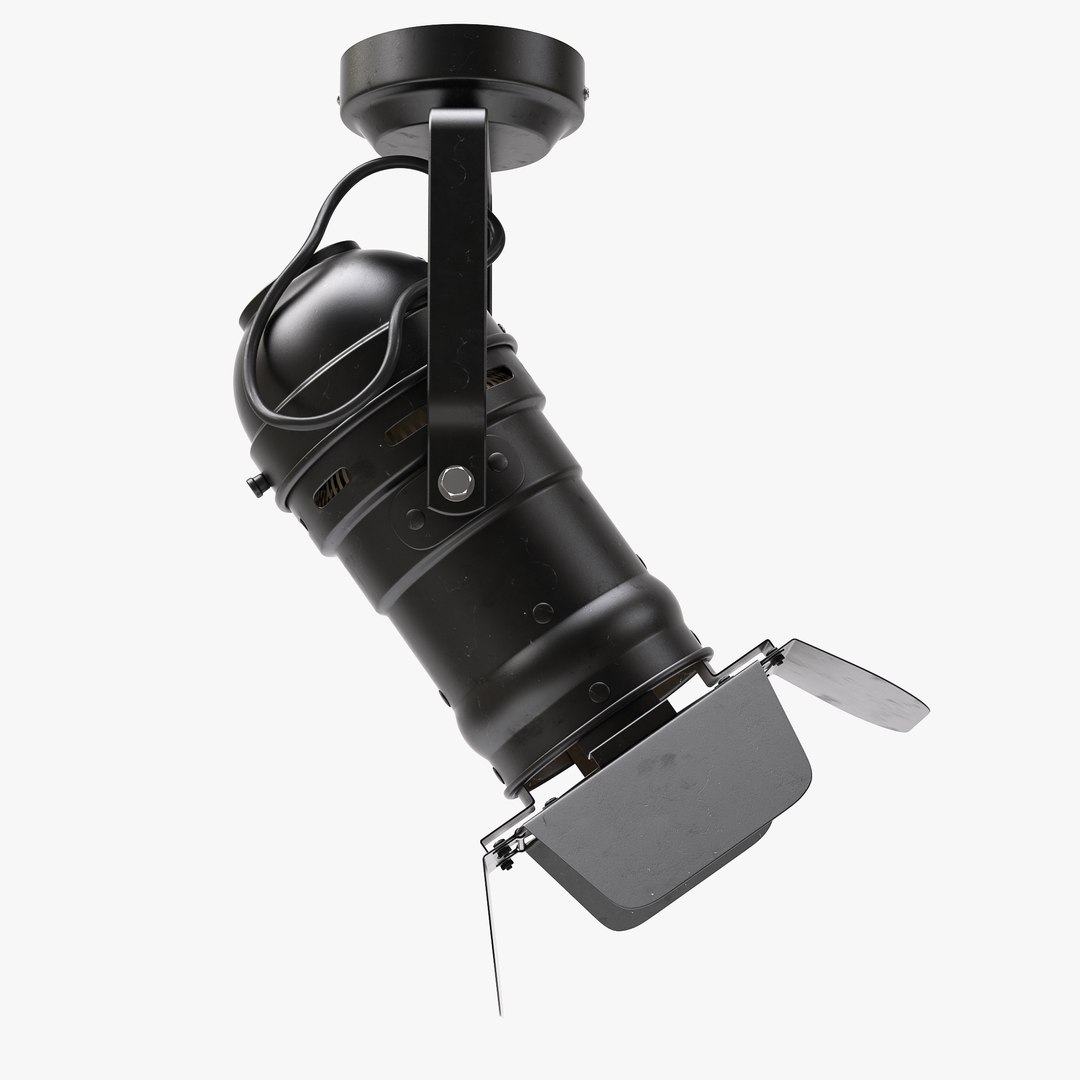 3D Spotlight Retro - TurboSquid 1470092