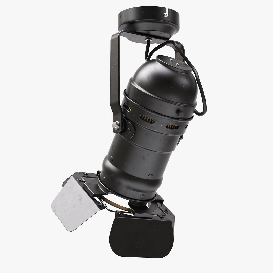 3D Spotlight Retro - TurboSquid 1470092