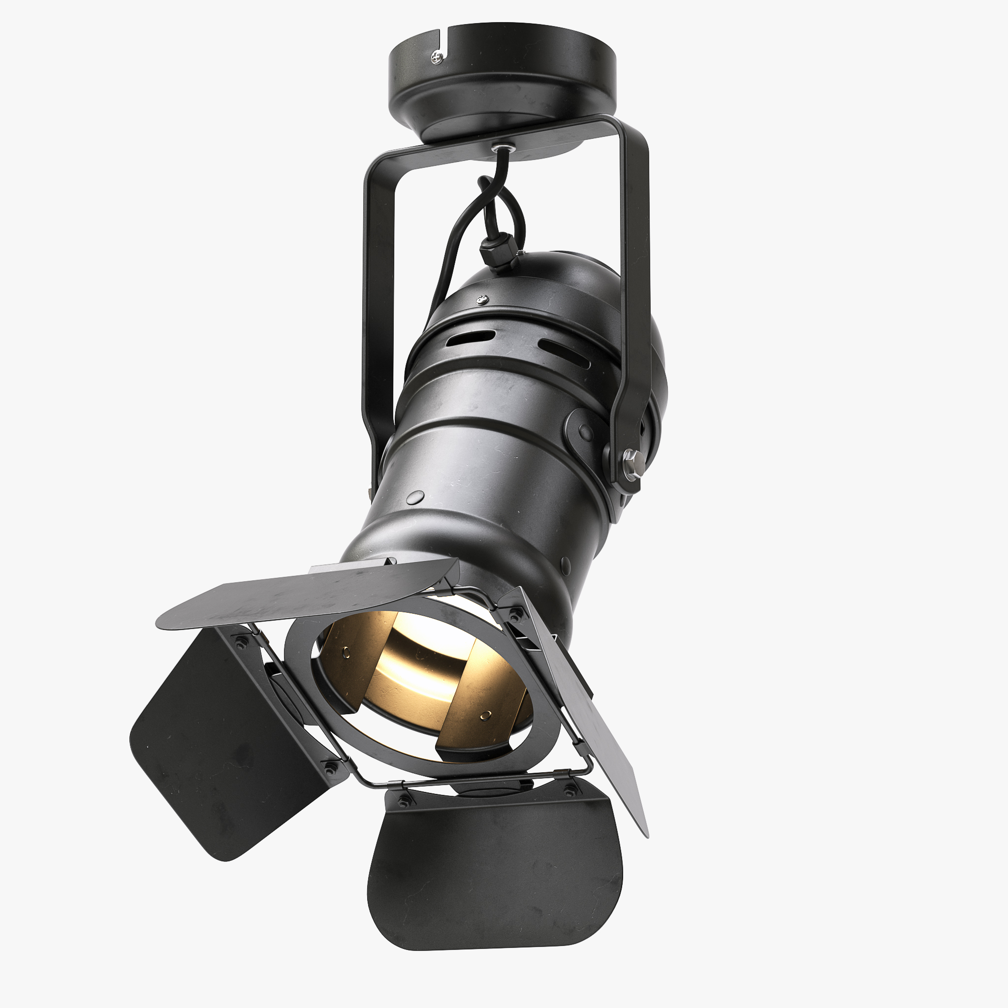 3D spotlight retro - TurboSquid 1470092