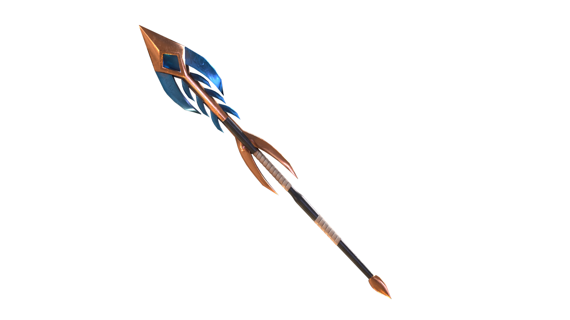 Fantasy Spear Game Ready 3D Model - TurboSquid 2028878