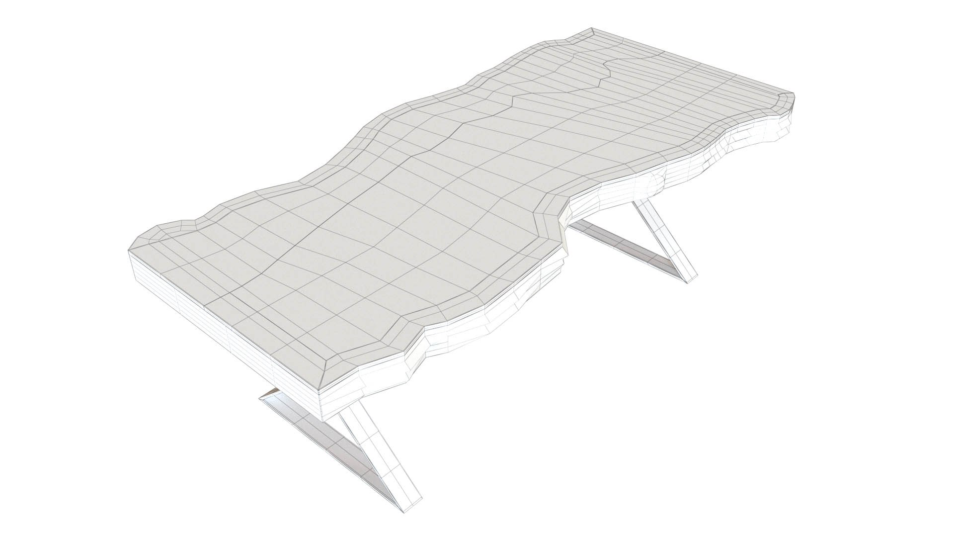 Wooden Resin Table 3D Model - TurboSquid 2120572