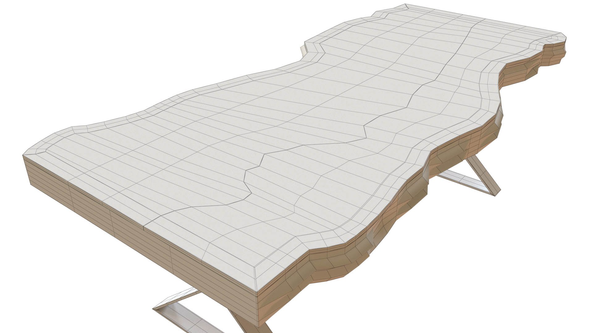 Wooden Resin Table 3D Model - TurboSquid 2120572