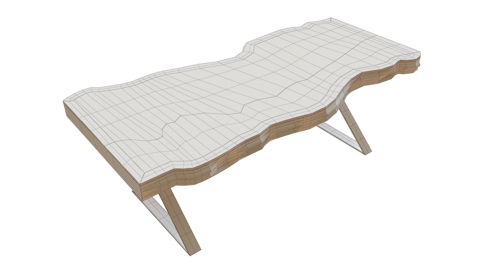 Wooden Resin Table 3D Model - TurboSquid 2120572