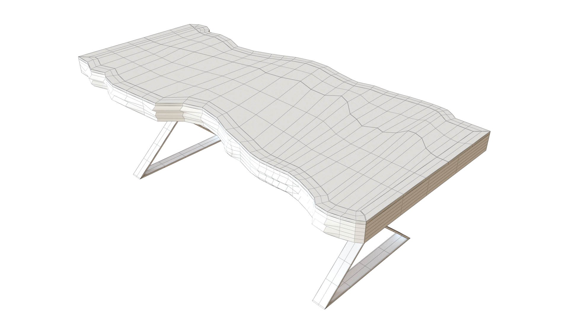 Wooden Resin Table 3D Model - TurboSquid 2120572