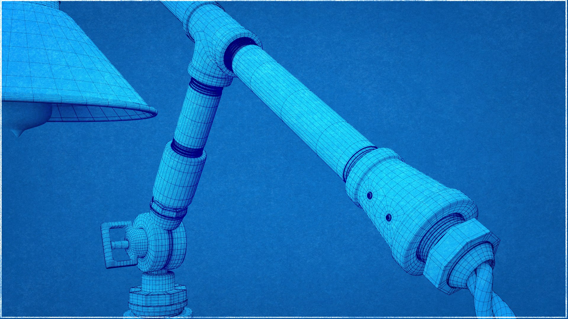 3D Model Industrial Copper Tube Lamp - TurboSquid 2097904