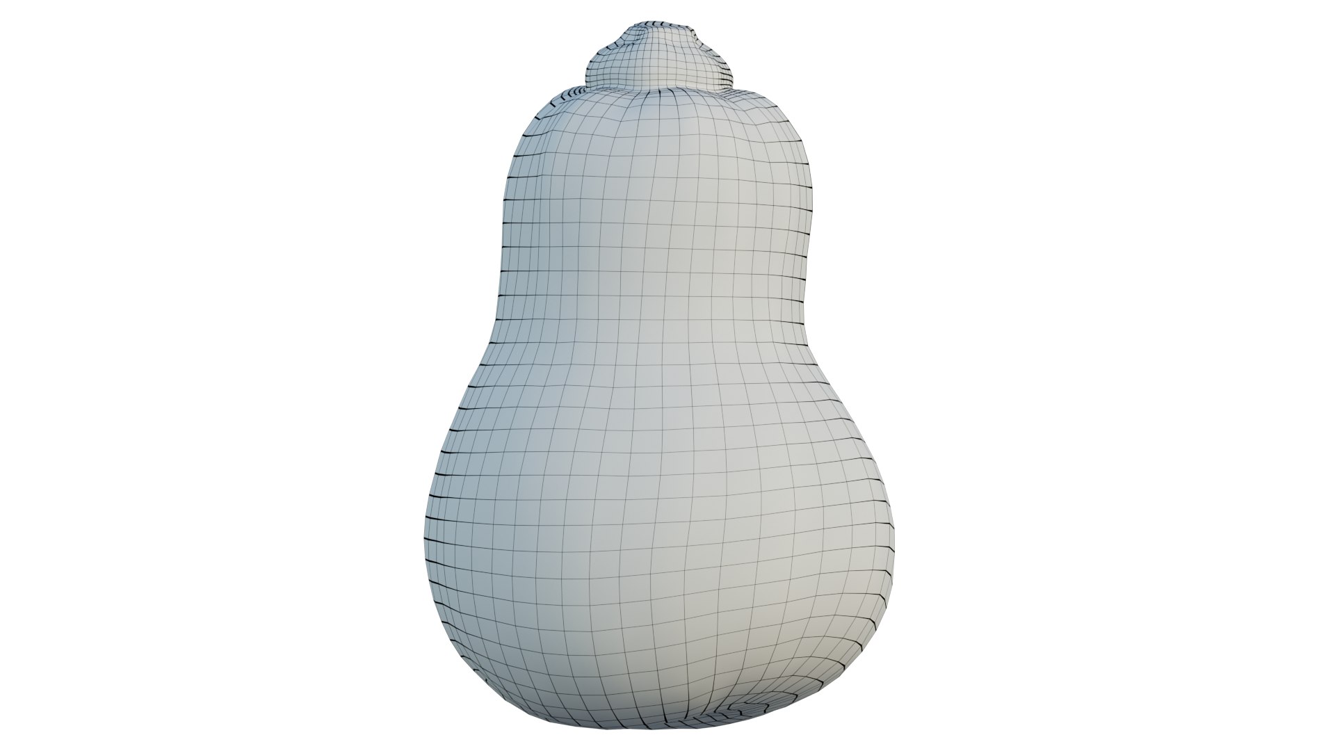 Squash Barbara Butternut 02 3D - TurboSquid 1903258