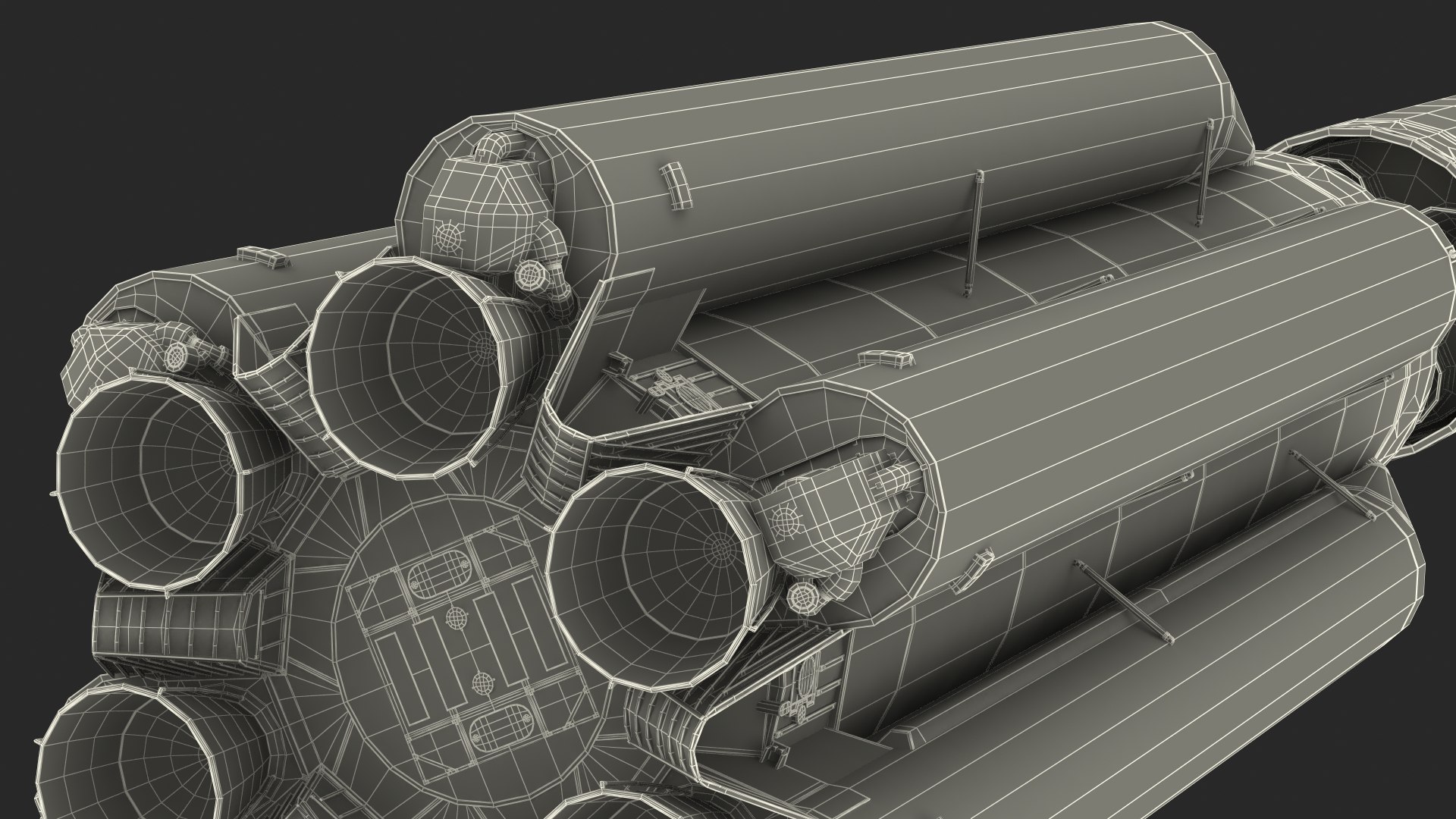 3D Heavy Lift Launch Rocket Main Parts - TurboSquid 1770172