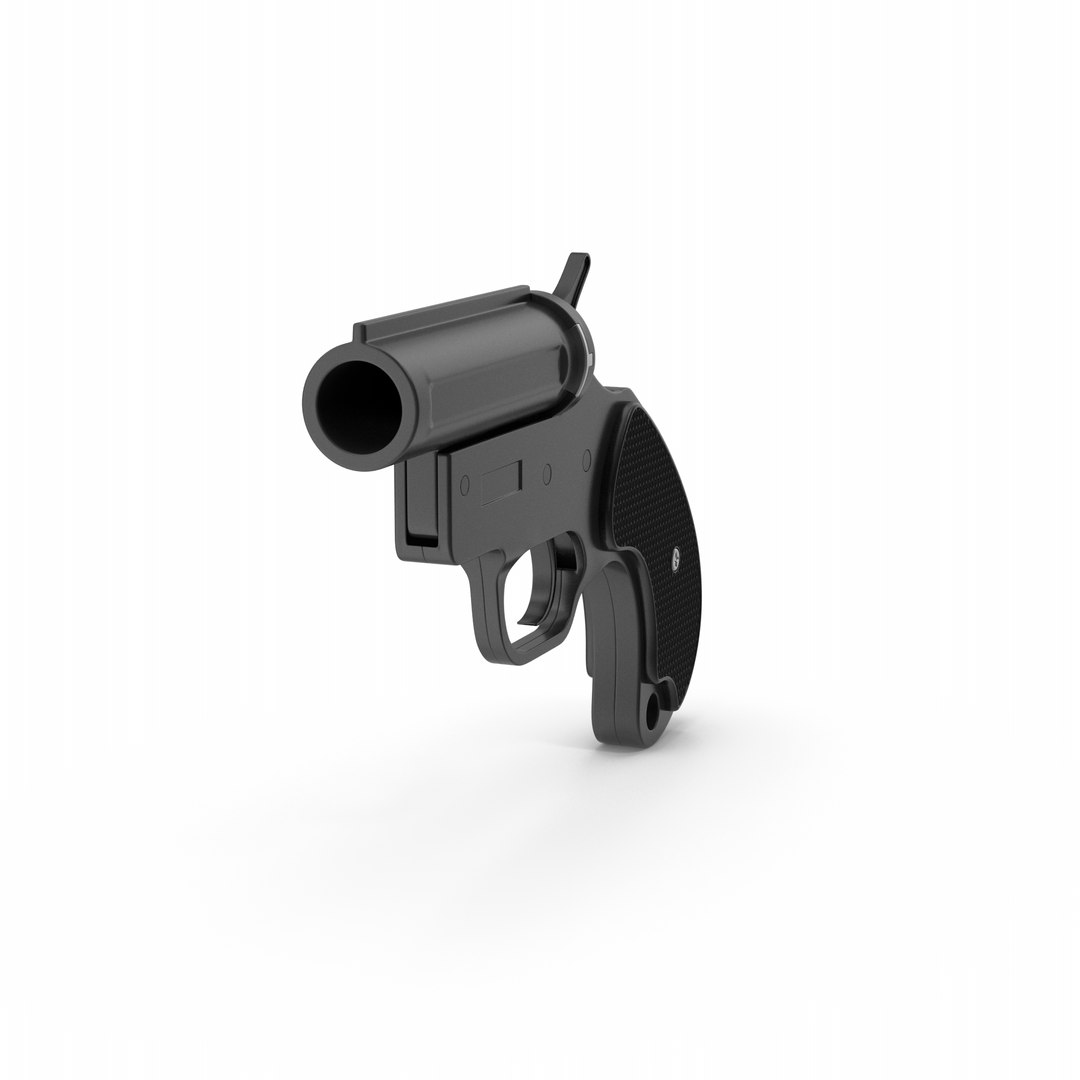 Flare Gun 3D - TurboSquid 2340756