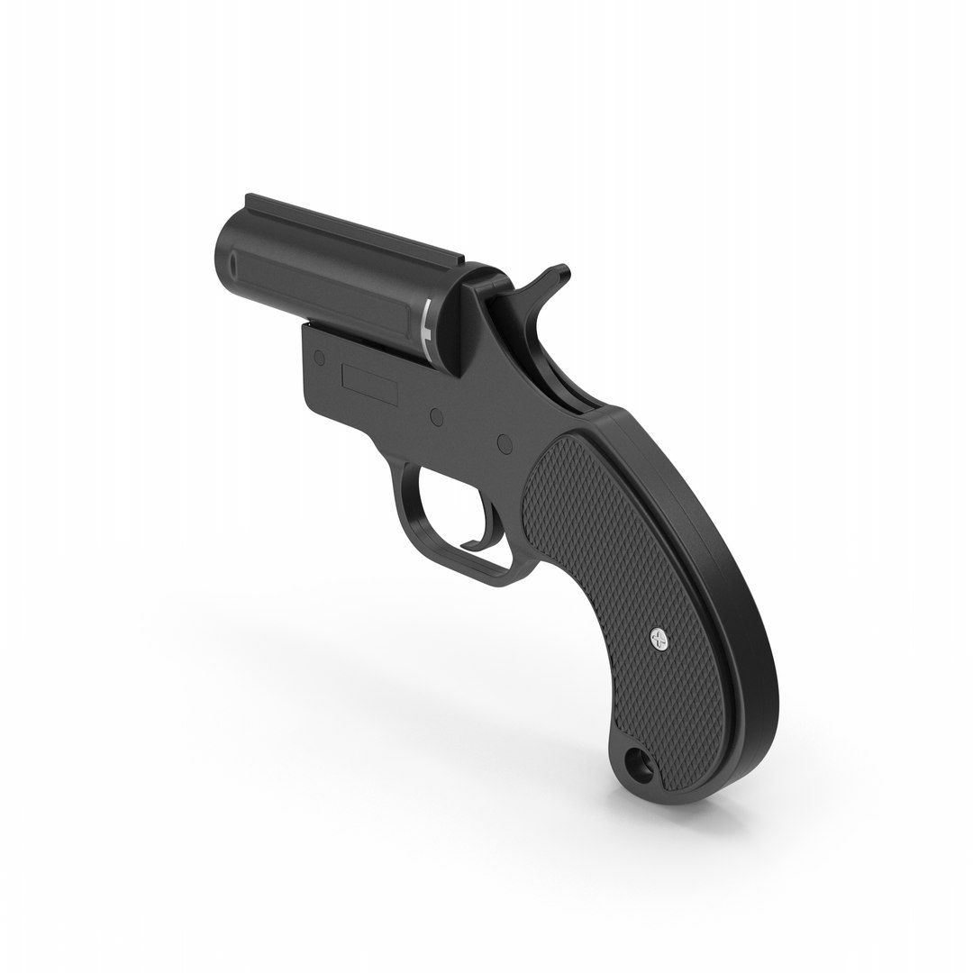 Flare Gun 3D - TurboSquid 2340756
