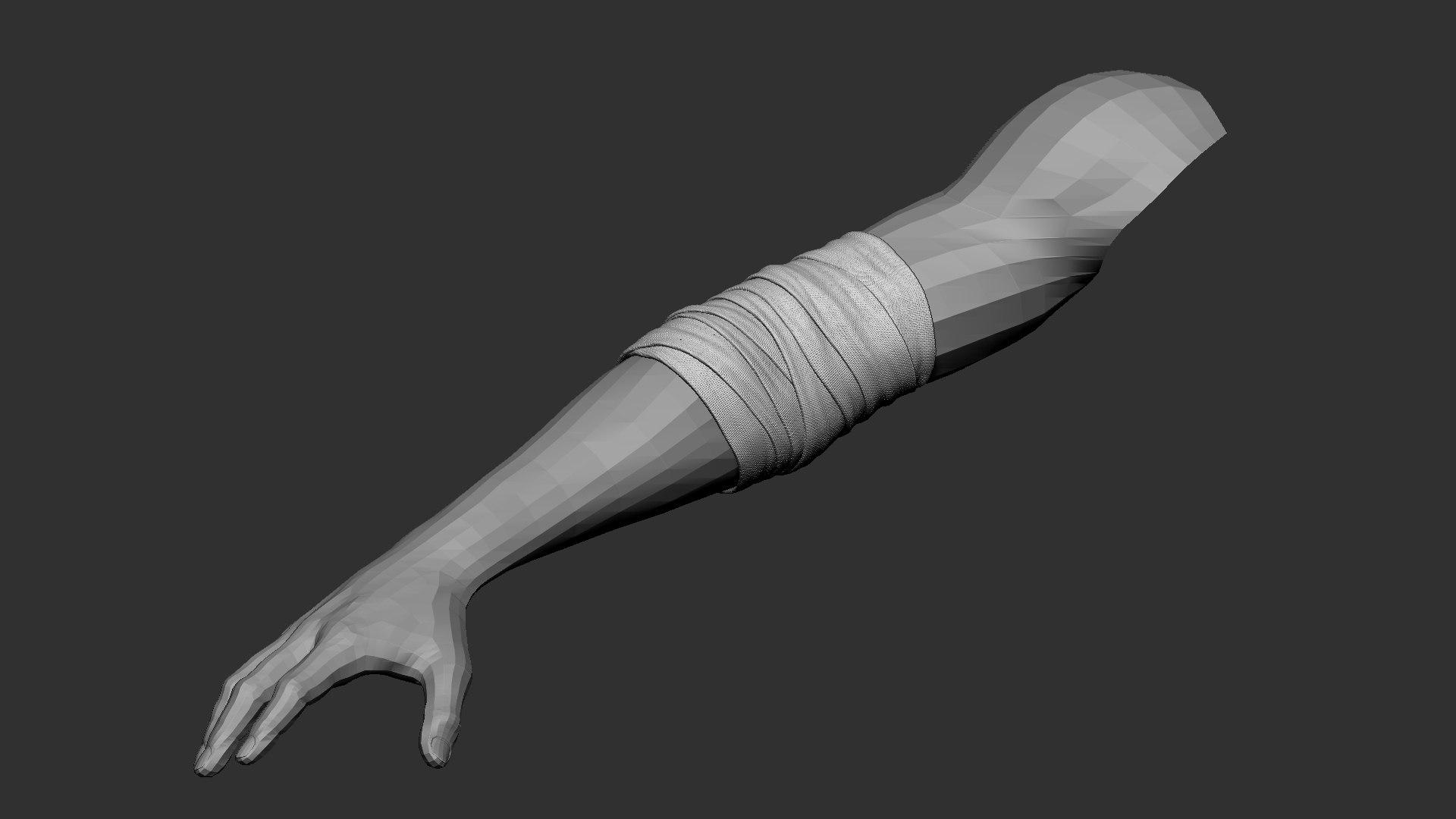 Bandage Arm Wrapped 3D - TurboSquid 1426722