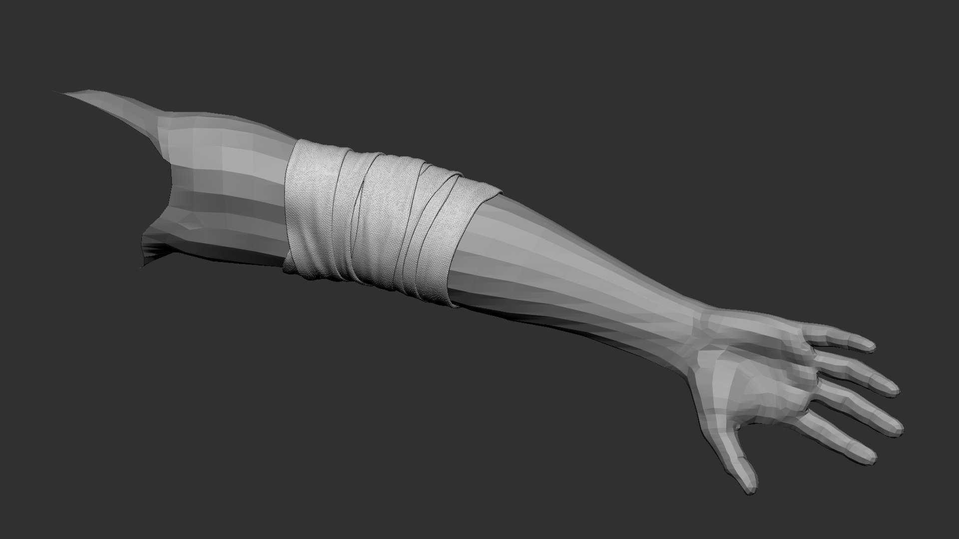 Bandage Arm Wrapped 3D - TurboSquid 1426722