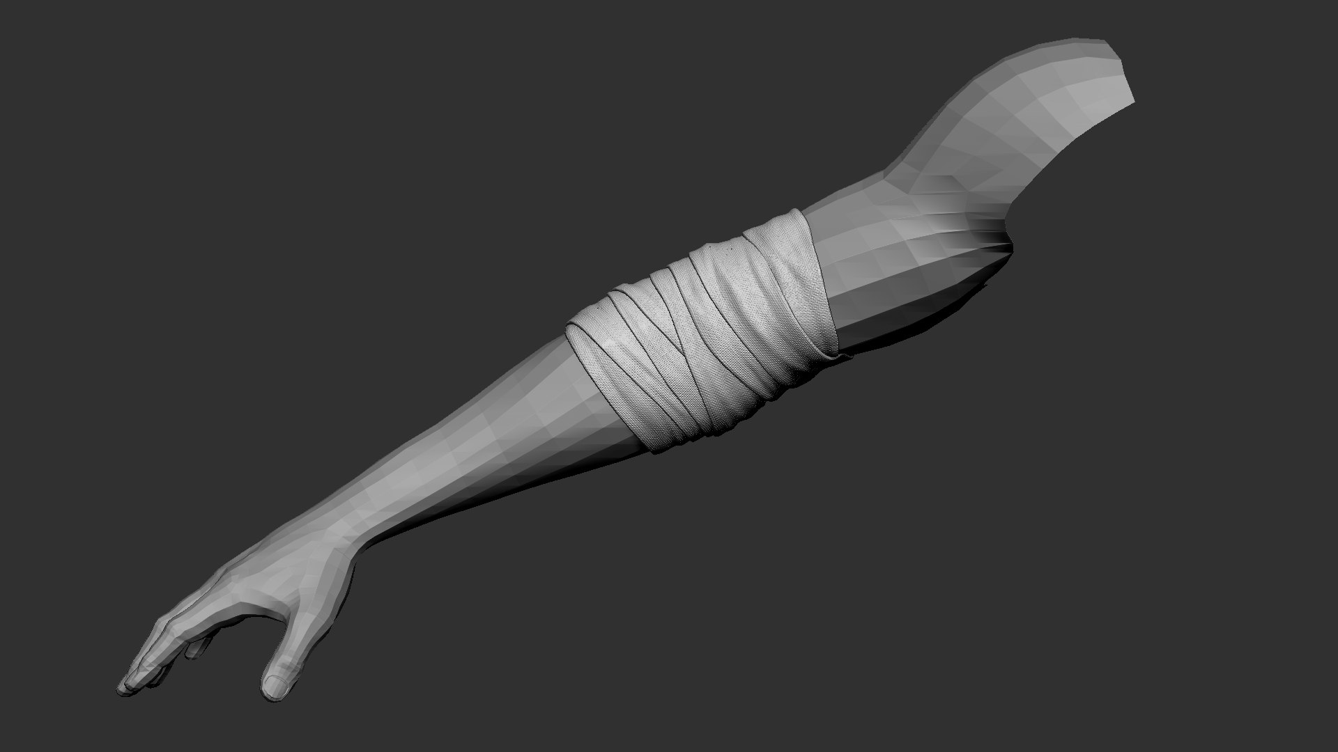 Bandage Arm Wrapped 3D - TurboSquid 1426722