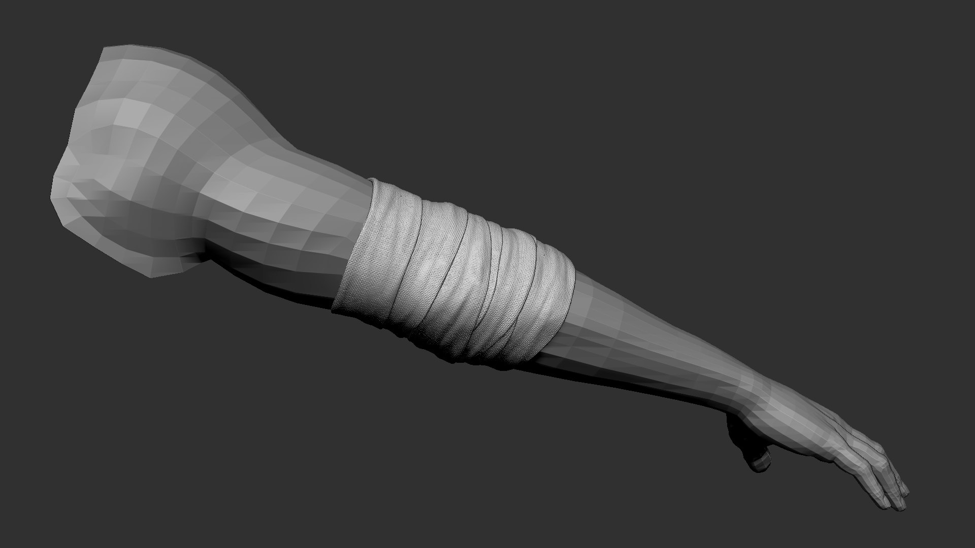 Bandage Arm Wrapped 3D - TurboSquid 1426722