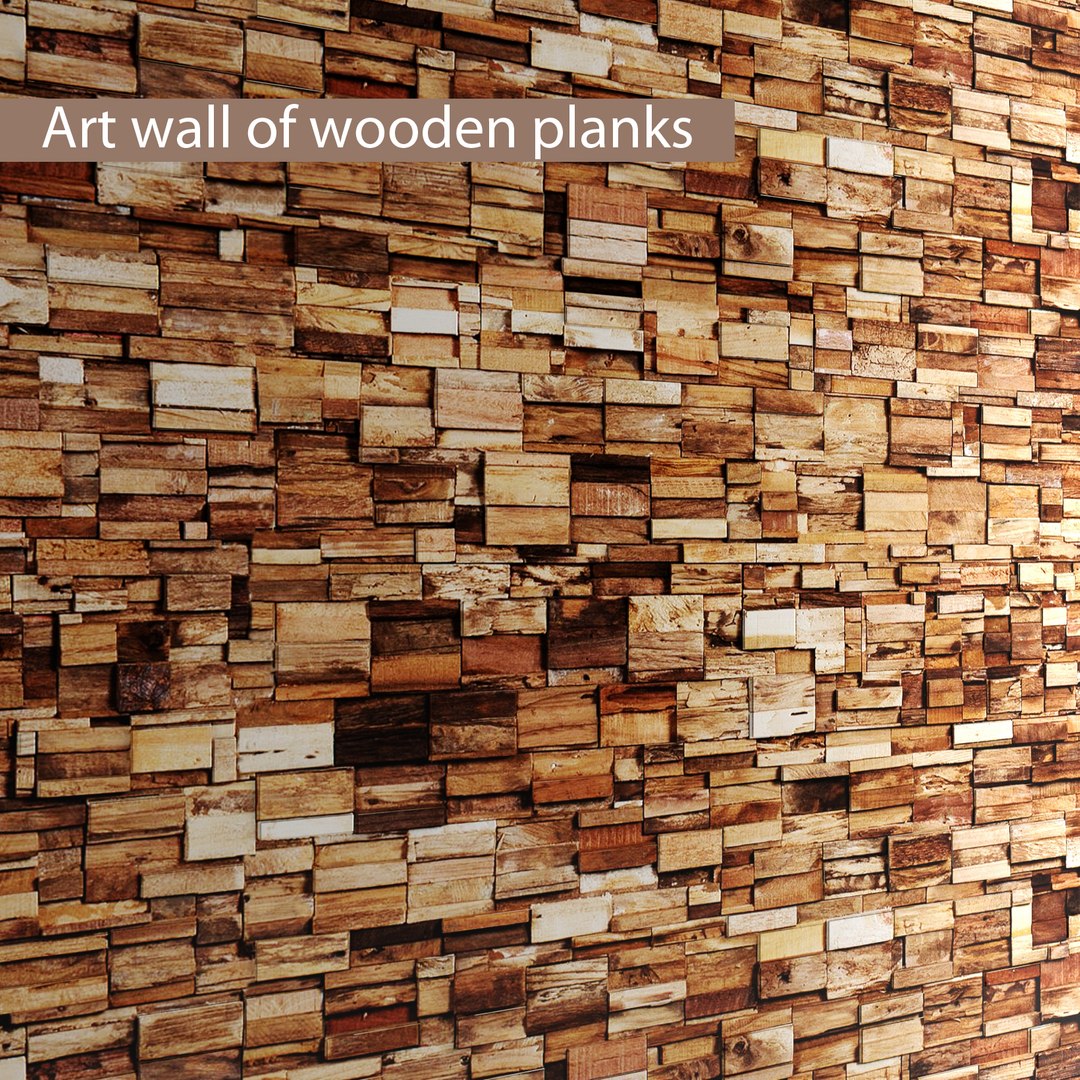 max art wall wooden planks