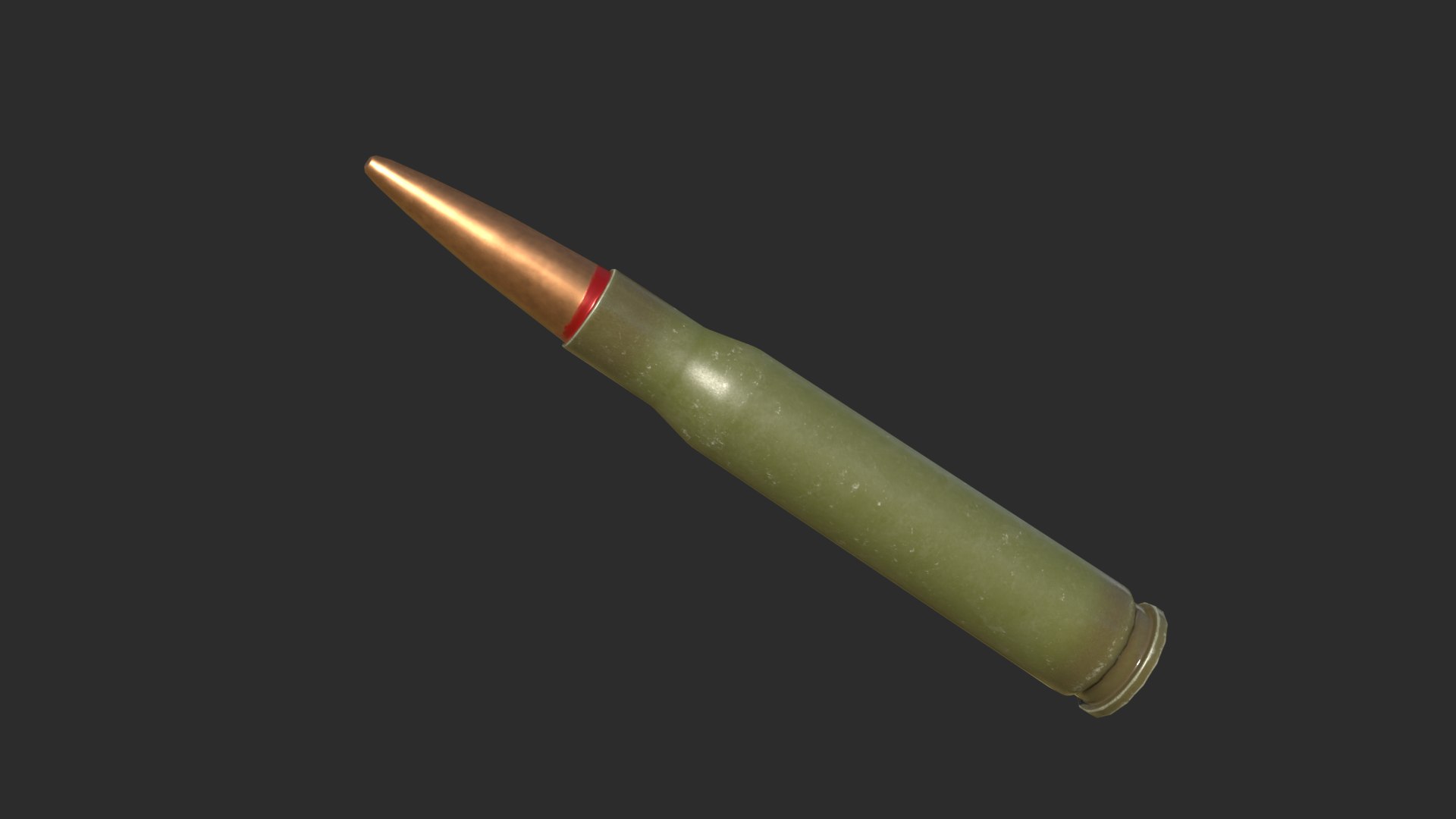 The 5-45x39 Mm Cartridge 3D - TurboSquid 2134789